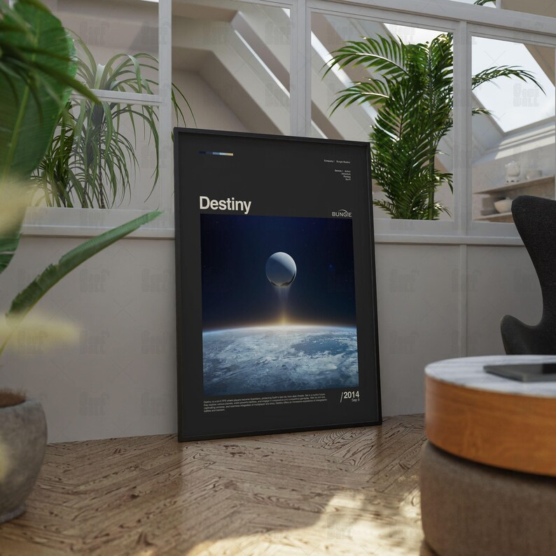 Destiny Poster, Gaming Room Poster, Gaming Wall Poster, Gaming Print ...