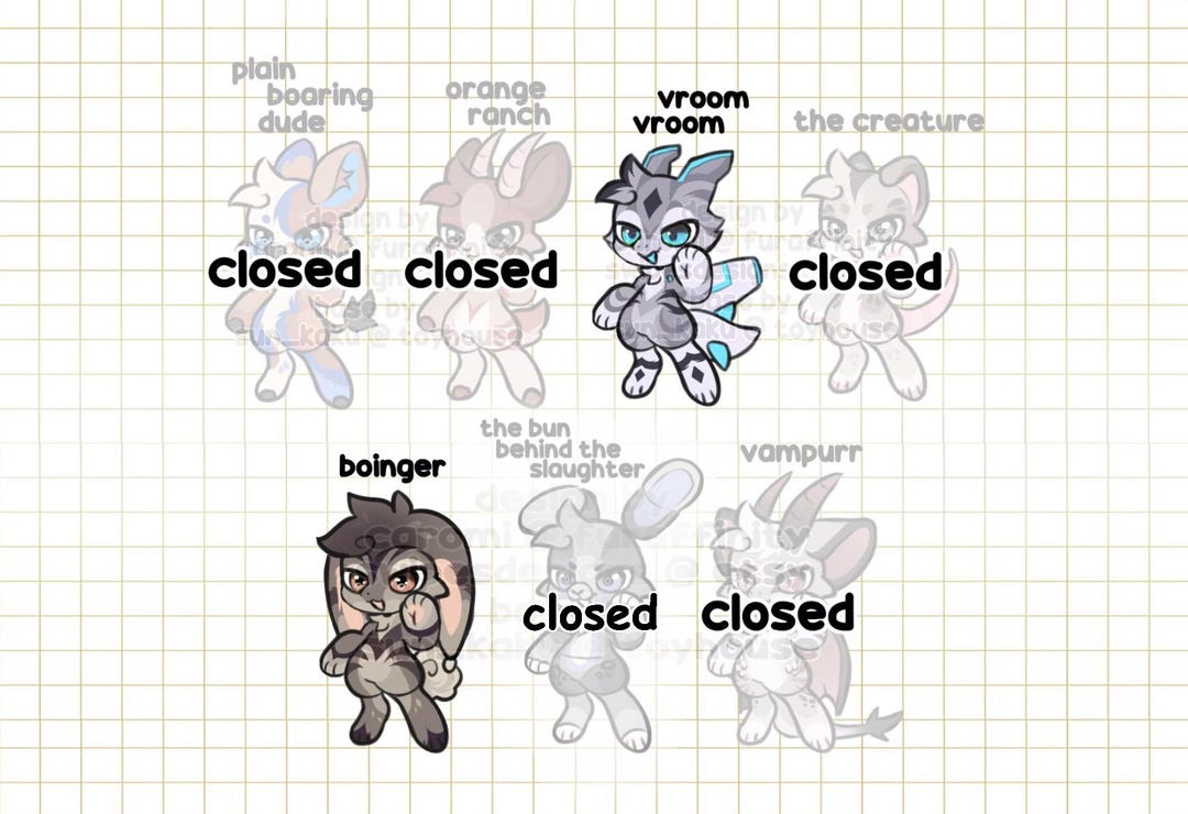 Adorable Chibi Furry Adopt Batch Fursona Adopts Adoptable Adooptables ...