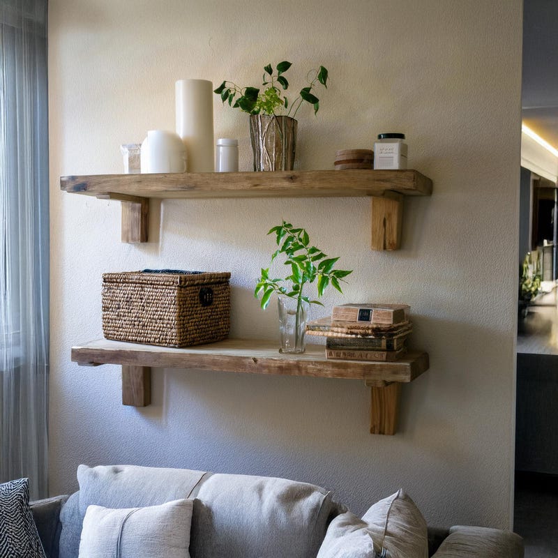 Live Edge Shelf - Etsy