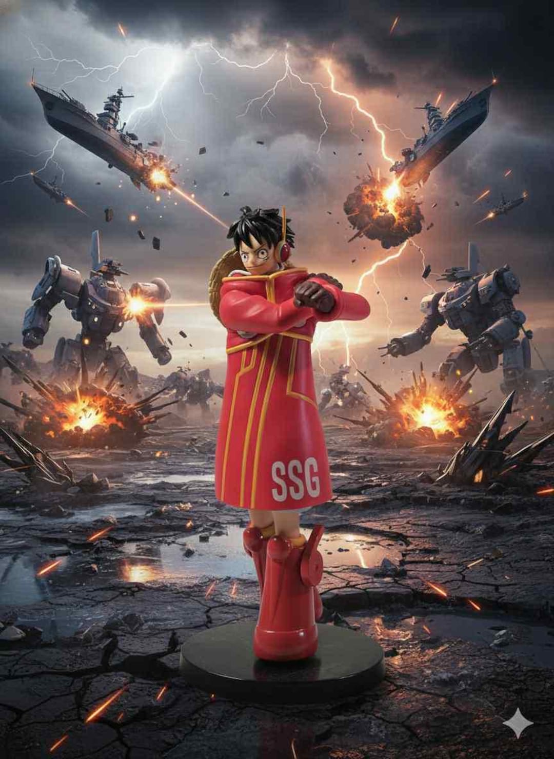 Monkey D Luffy SSG - One Piece - Etsy Australia