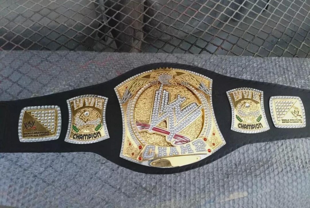 WWE World Heavyweight Championship Spinner Replica Title Bel - Etsy