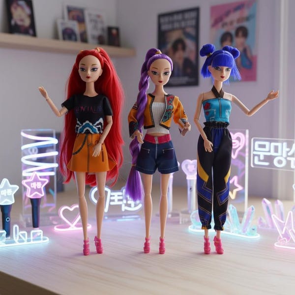 Huntrix Demon Hunter Toys - Etsy