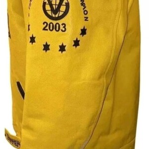 Racing Yellow Ferrari Motorcycle Leather Jacket - Etsy