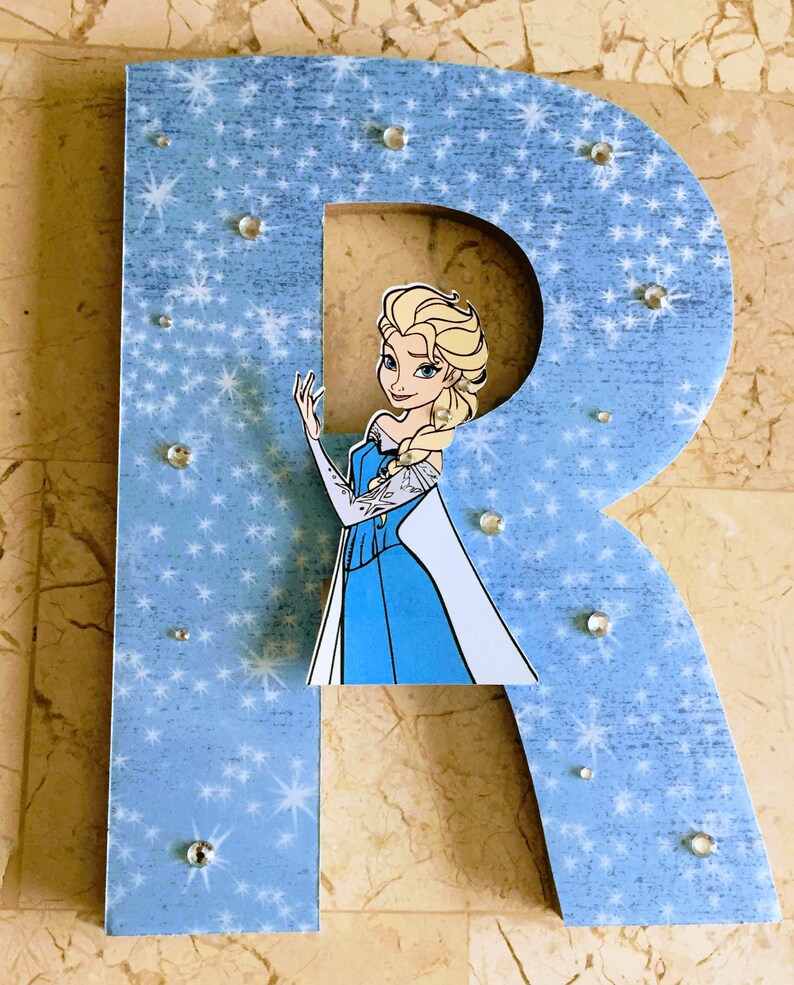 NEW Disney Frozen Custom Wall Letters Frozen Name Letters | Etsy