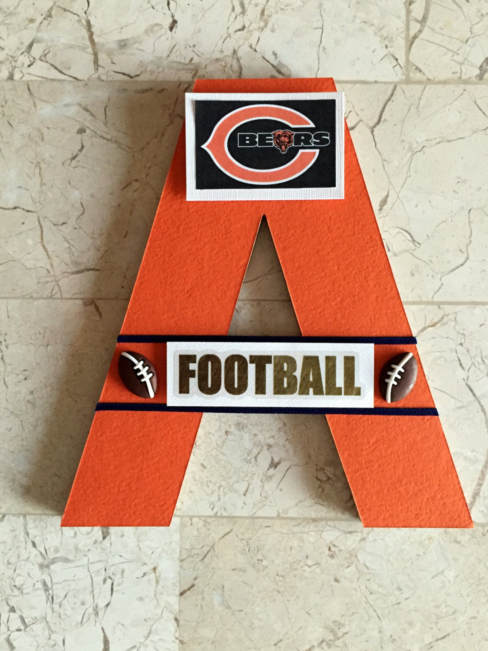 Chicago Bears Bar Wall Letters NFL Football Sports | Etsy