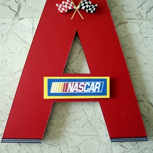 Race Car Custom Name Letters Nascar Race Car Custom Wall Art - Etsy