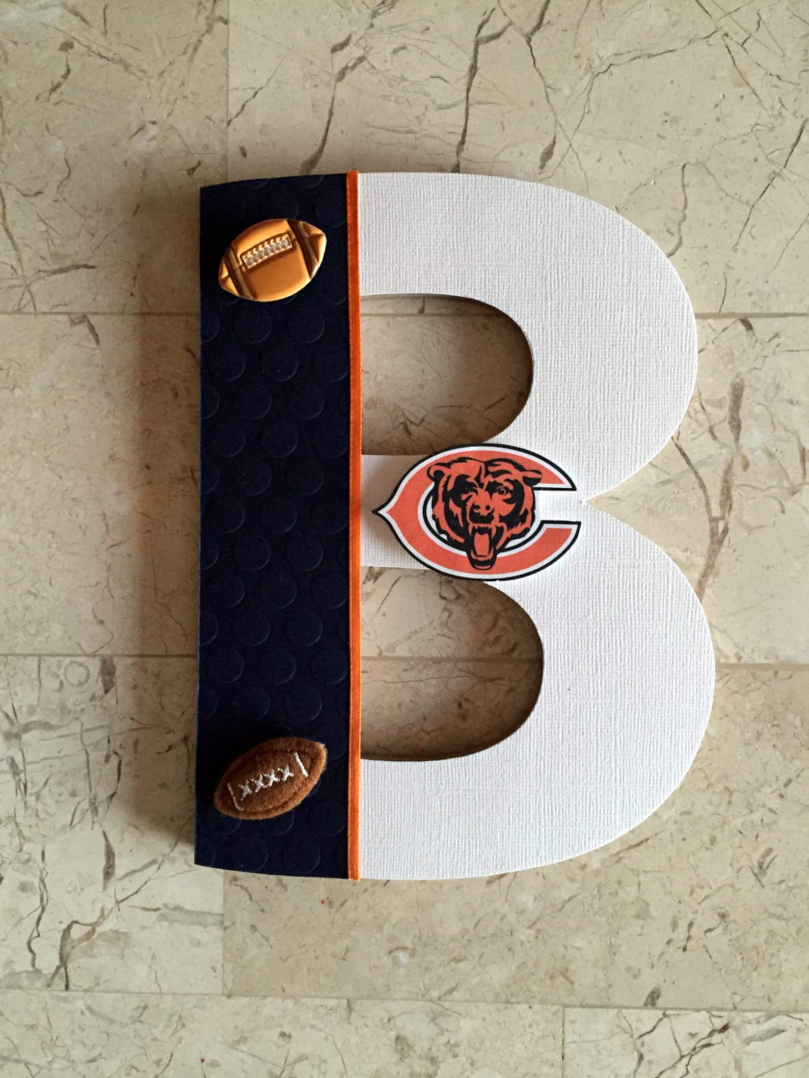 Chicago Bears Bar Wall Letters NFL Football Sports | Etsy