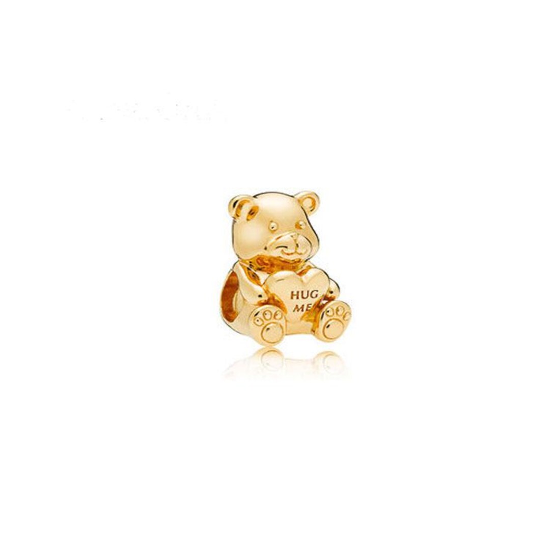Pandora Charm Collection Gold Theodore Bear - Etsy