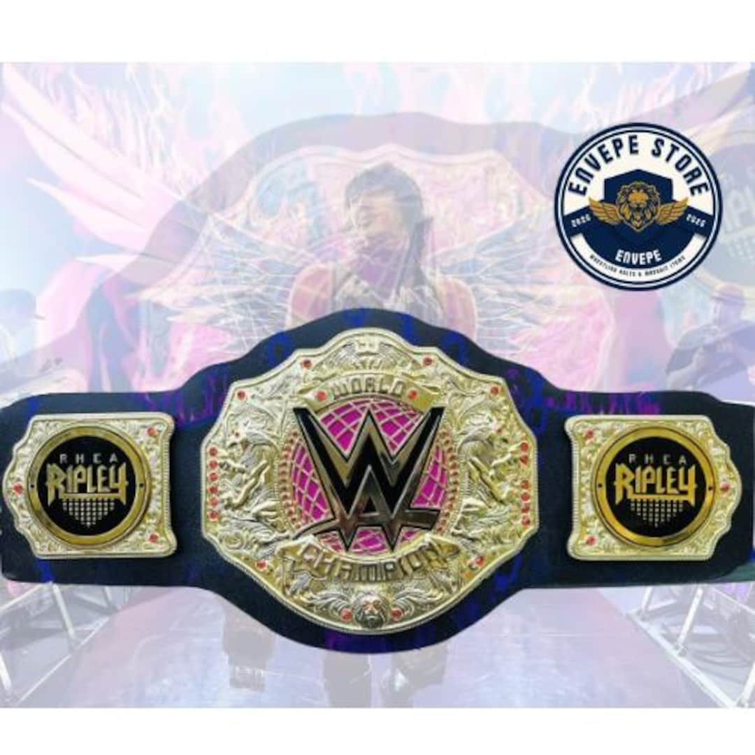 Rhea Ripley Custom Women's World Heavyweight Championship Replica Belt ...