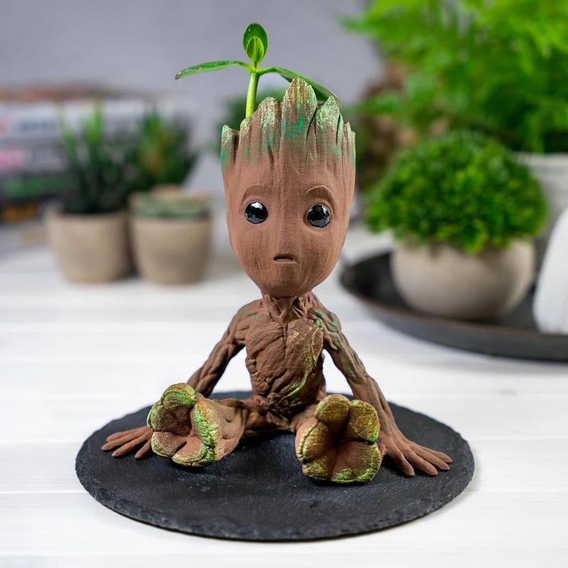 Groot Flower Pot - Etsy