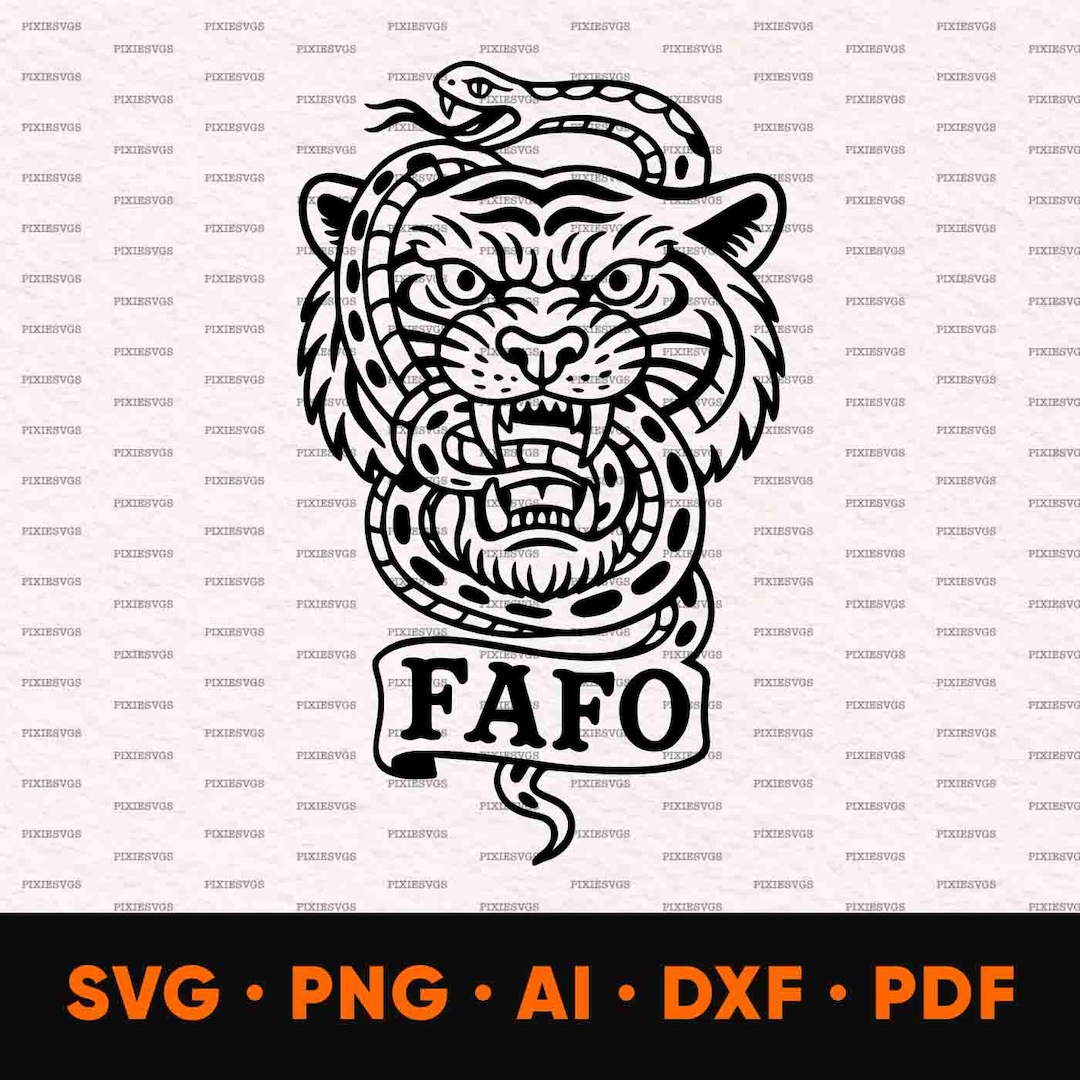 FAFO Svg Image for T Shirt, FAFO Png Image, FAFO Cricur, Fafo Dxf, Fafo ...