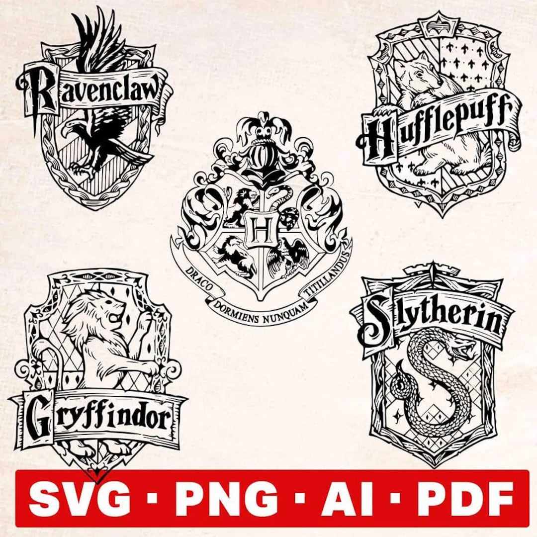 Wizard House SVG, Wizard School SVG, Wizard Banners, Wizards Emblem ...