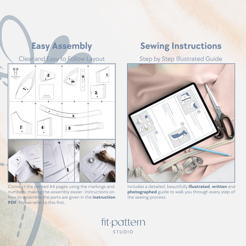 Vest and Shorts PDF Sewing Pattern – Lyra Two Piece Set– DIY Round Neck Top & Pleated Shorts ...