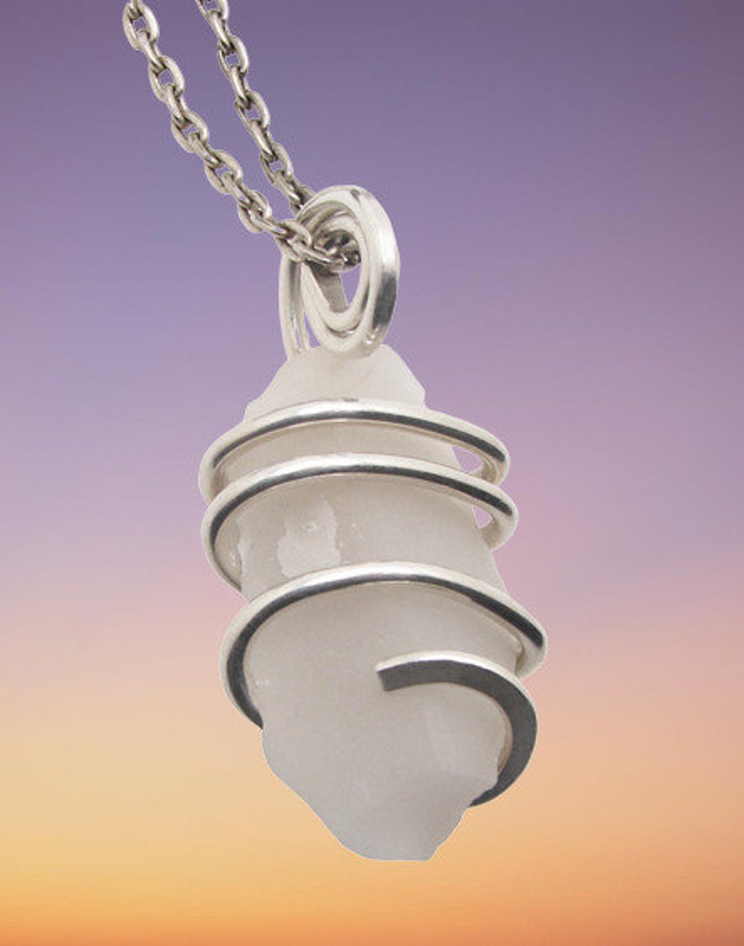 Protection Jewelry Novaculite Pendant in Sterling Silver BE FREE AGAIN ...