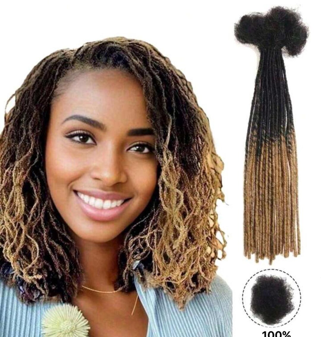 Microlocs 100% Human Hair Extensions - Etsy