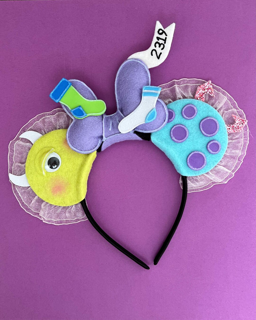 Monsters Inc Mickey Mouse Ears Headband, Giddyupandgrow - Etsy