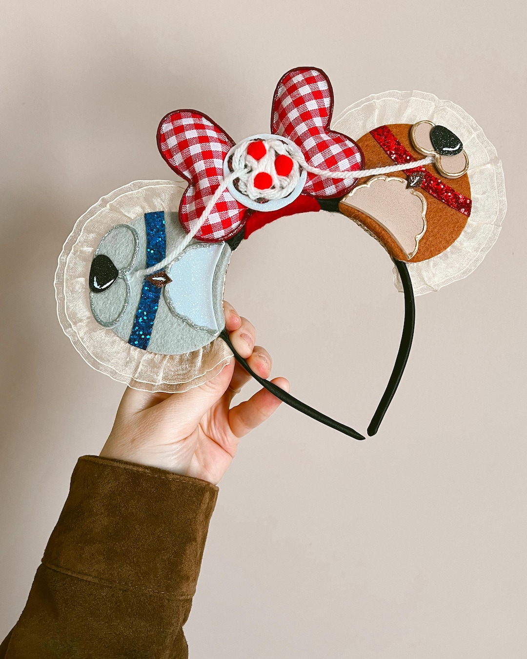 Lady and the Tramp Mouse Ears Headband NO TARIFFS, Giddyupandgrow - Etsy