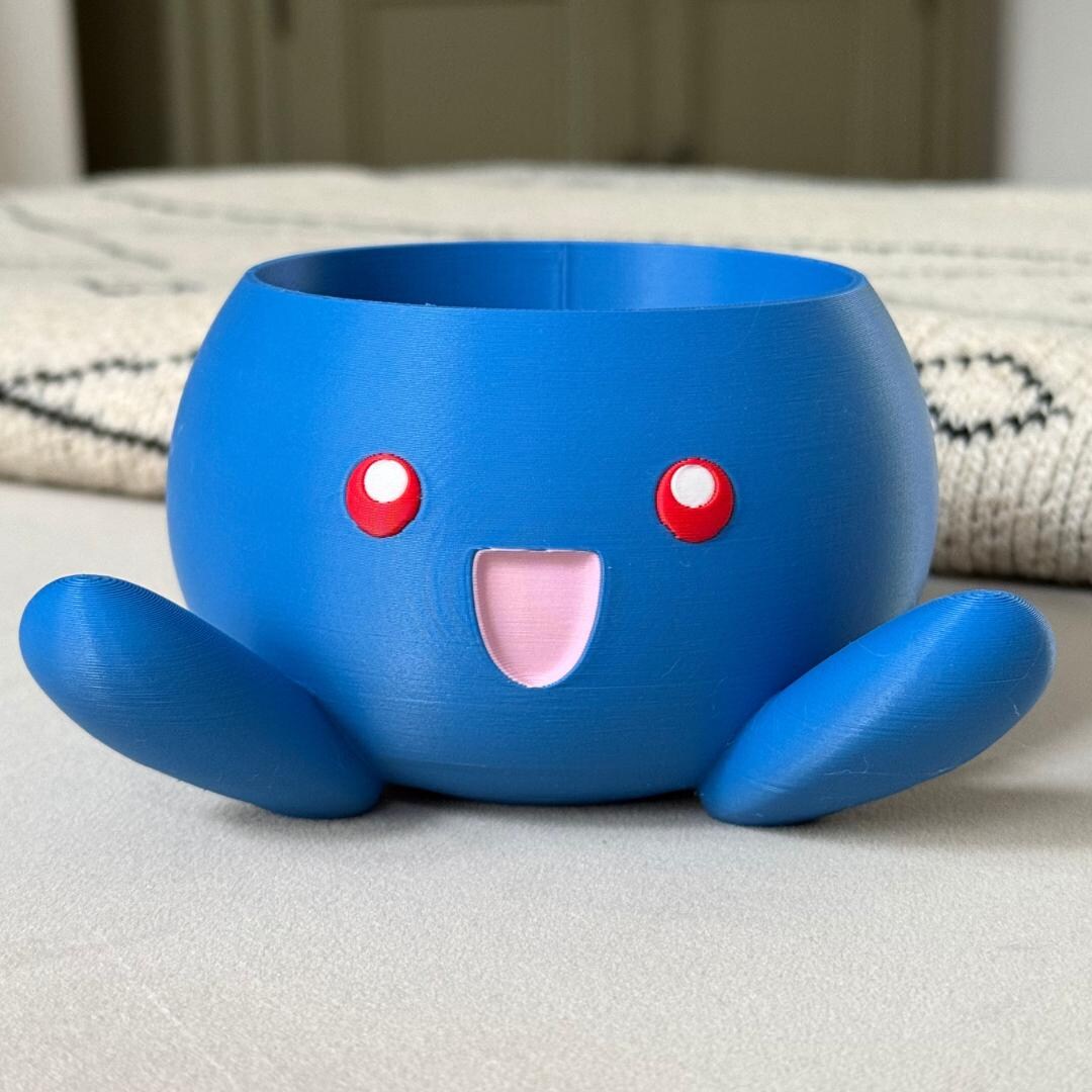 Oddish Pokemon Planter - Cute 3D Printed Plant Pot - Succulent Cactus ...