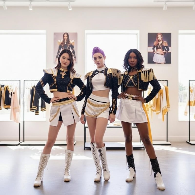 Kpop demon hunters costume rumi - Etsy Polska