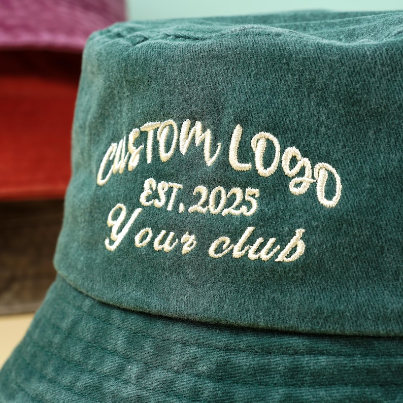 Custom Logo Bucket Hats, Vintage Hats, Bachelorette Party Gifts ...