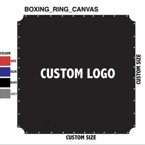 Boxing Ring Canvas Custom Logo - Etsy