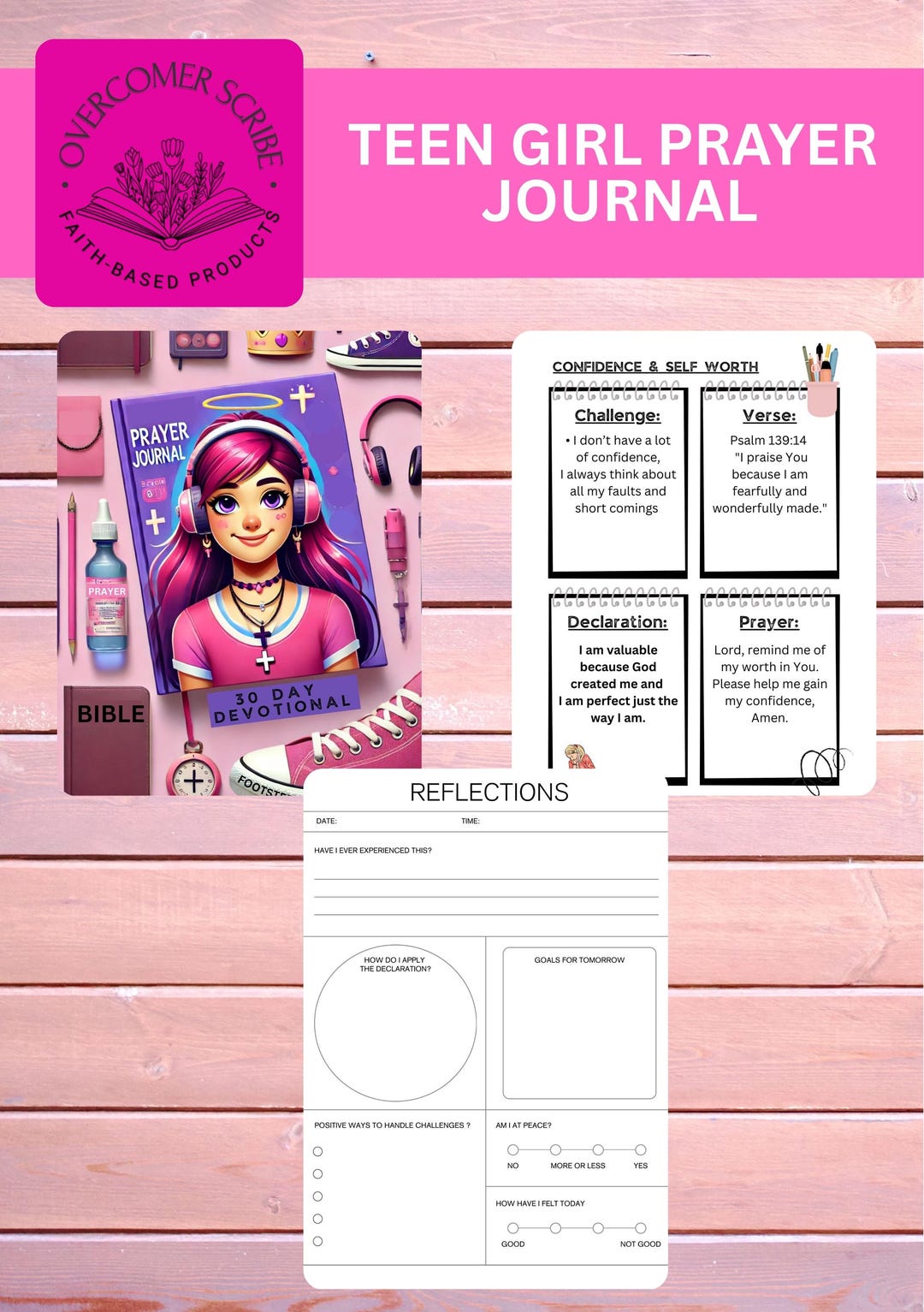 Teen Girl Prayer Journal - Etsy