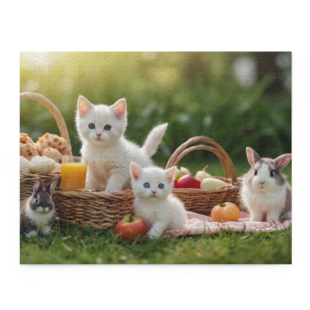 Cute Animal Puzzle - Perfect for Family Game Night, Cat Lover Gift ...