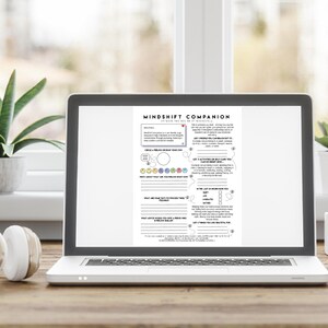 Mindshift Mood Tracker, Printable Digital Download, Mental Health ...