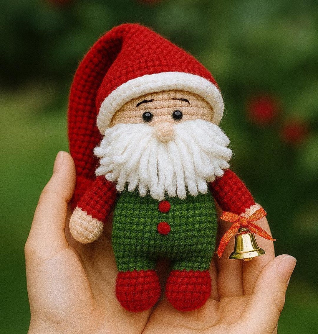 Crochet Santa Claus Amigurumi Pattern , Santa Crochet Pattern ...