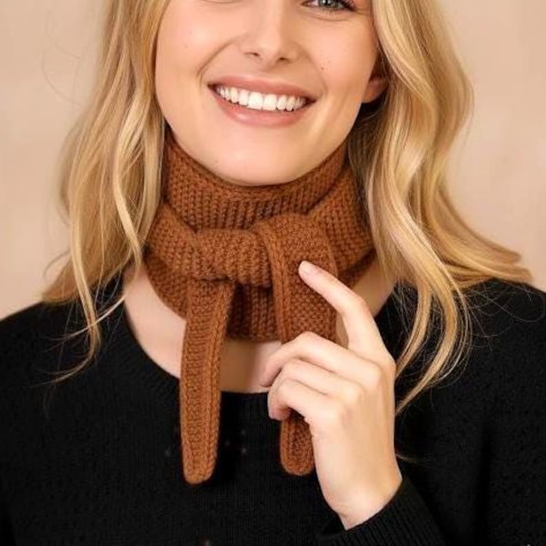 Sophie Scarf Knit Pattern , Easy Knitting Scarf PDF , Suitable for ...