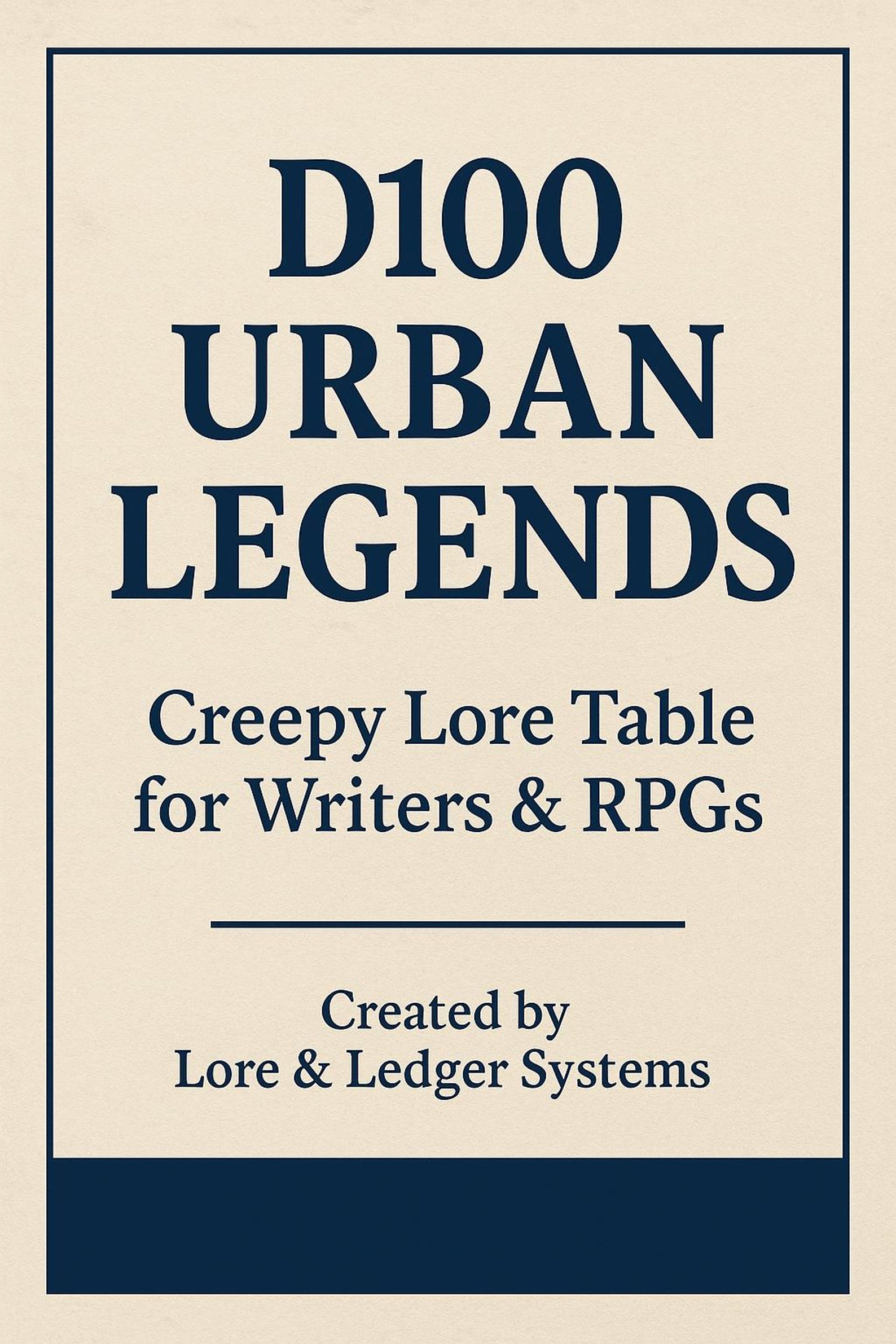D100 Table Vault (vol. 1–7) – 700 Worldbuilding Prompts for Dms ...