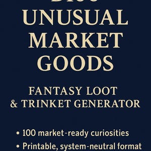 D100 Table Vault (vol. 1–7) – 700 Worldbuilding Prompts for Dms ...