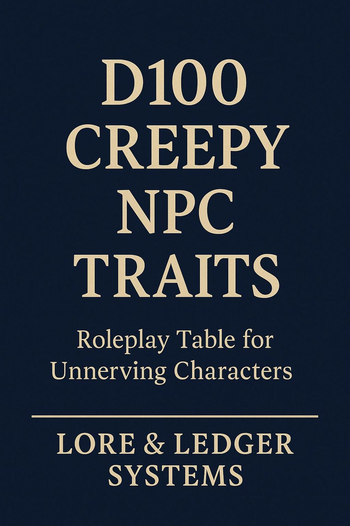 D100 Table Vault (vol. 1–7) – 700 Worldbuilding Prompts for Dms ...