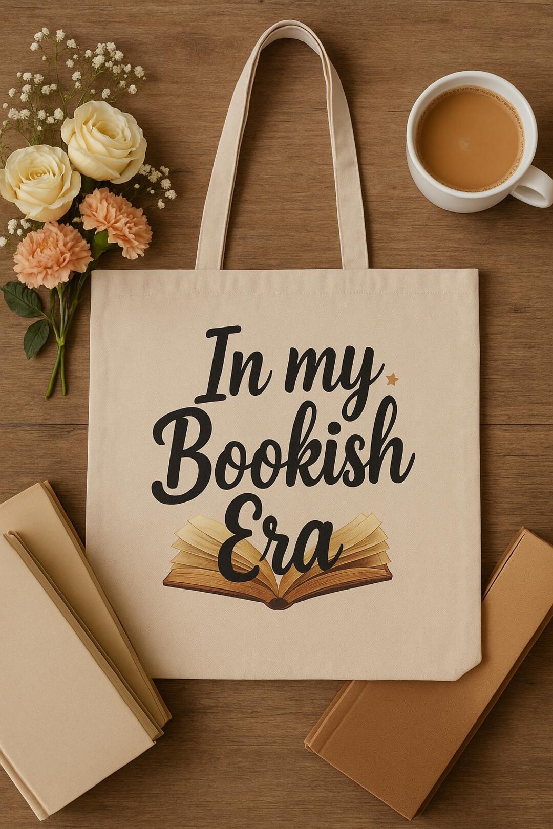 Bookish Era Cotton Canvas Tote Bag - Reading Gift - Etsy