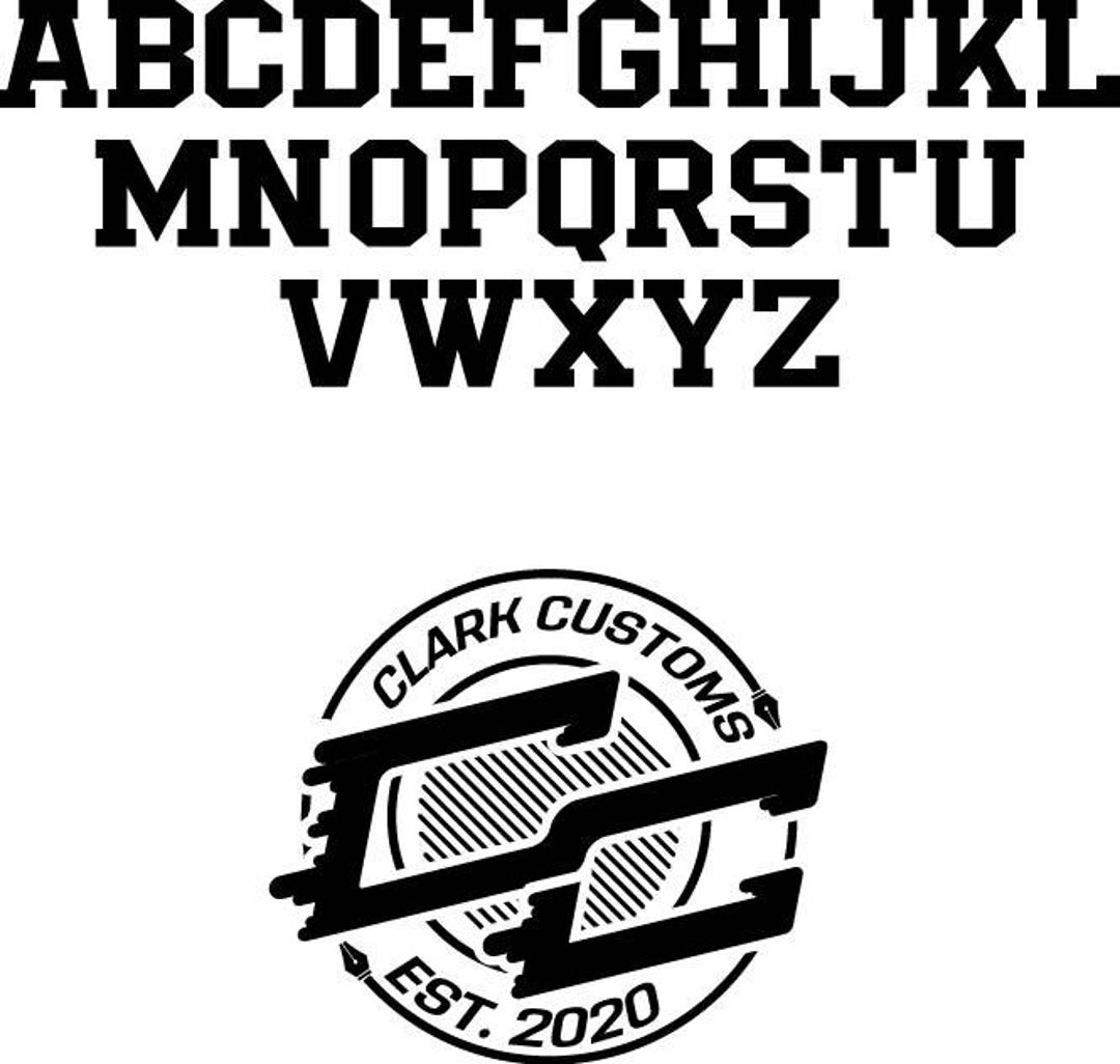 University of Michigan Font Vector Ai File - Etsy