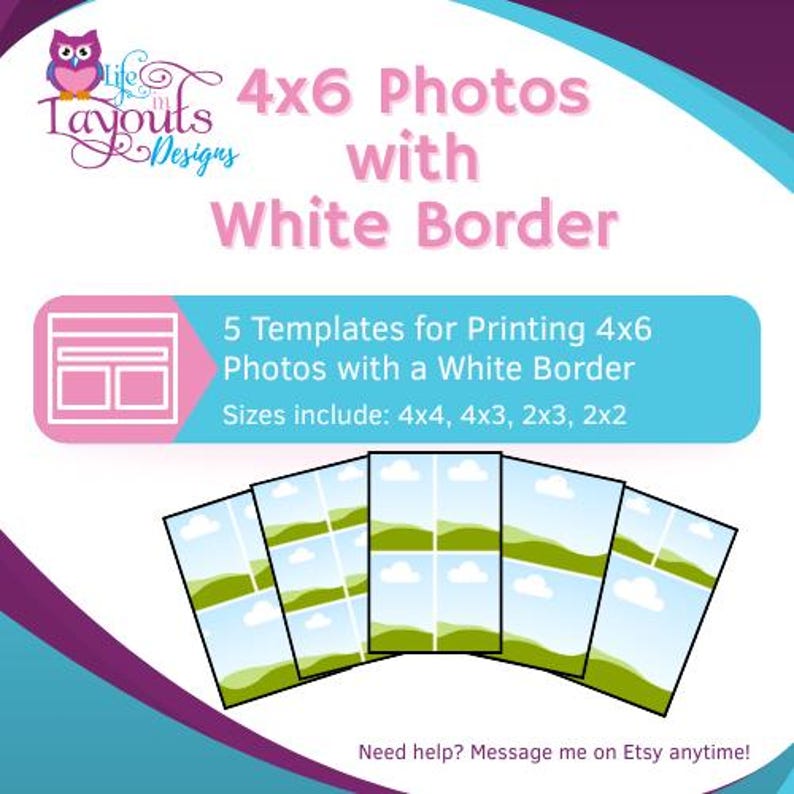 4x6 Photos With White Border - Etsy