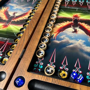 Handmade Wooden Backgammon Set, Personalized Backgammon Game, Christmas ...