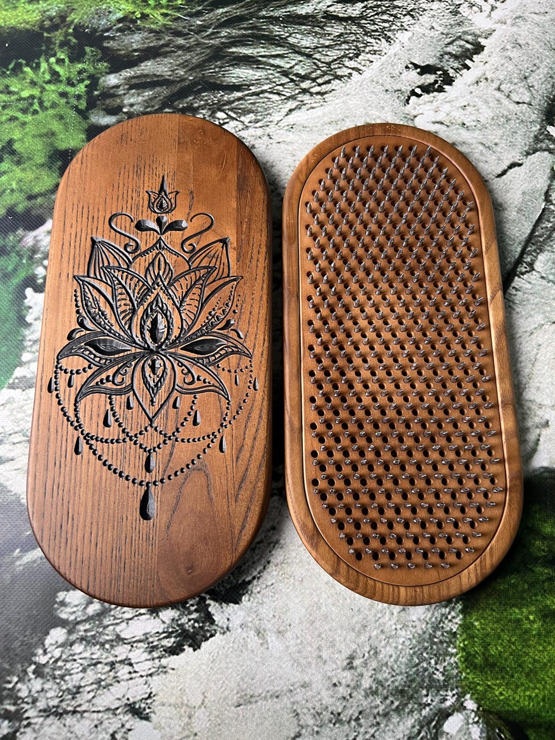 Sadhu Board, Yoga Gifts, Nail Board for Meditation, Foot Acupuncture ...