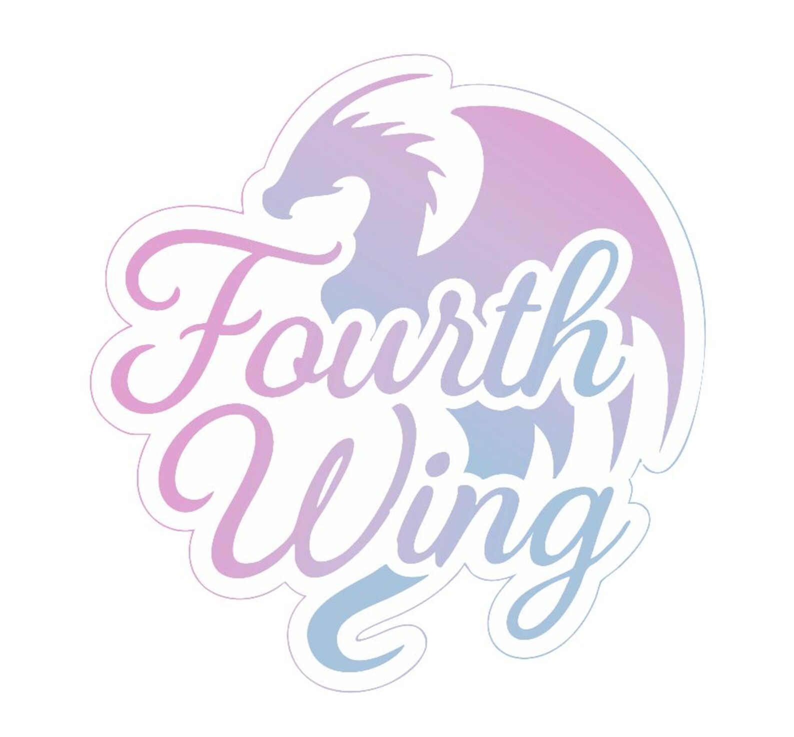Fourth Wing | SVG Digital File | Highest Quality of Any Size | Sticker ...