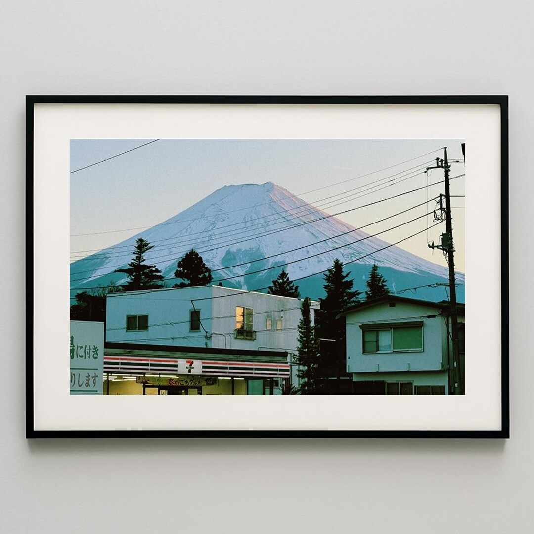 Mount Fuji Convenience – 35mm Film Photo of Japan’s Iconic Mountain ...