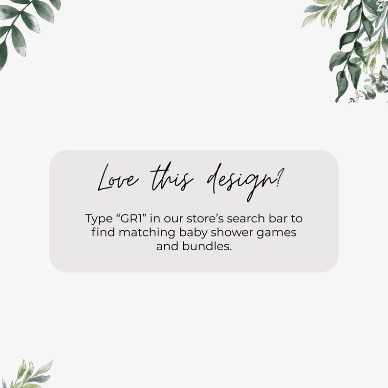 Botanical Baby Shower Mad Libs Game: Funny Mom Advice (canva Template ...