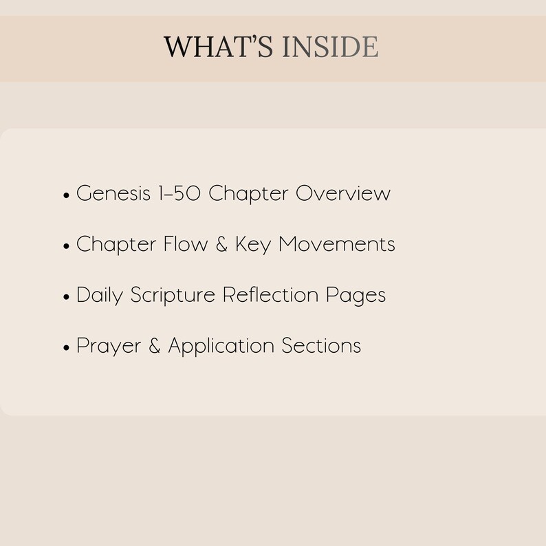 Genesis Bible Study Workbook PDF | In-depth Scripture Reflection Guide ...