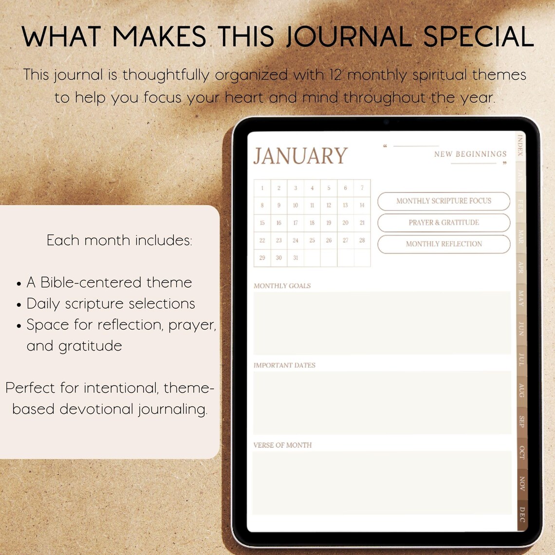 Daily Bible Journal | 365 Bible Verses Devotional | Healing, Obedience ...