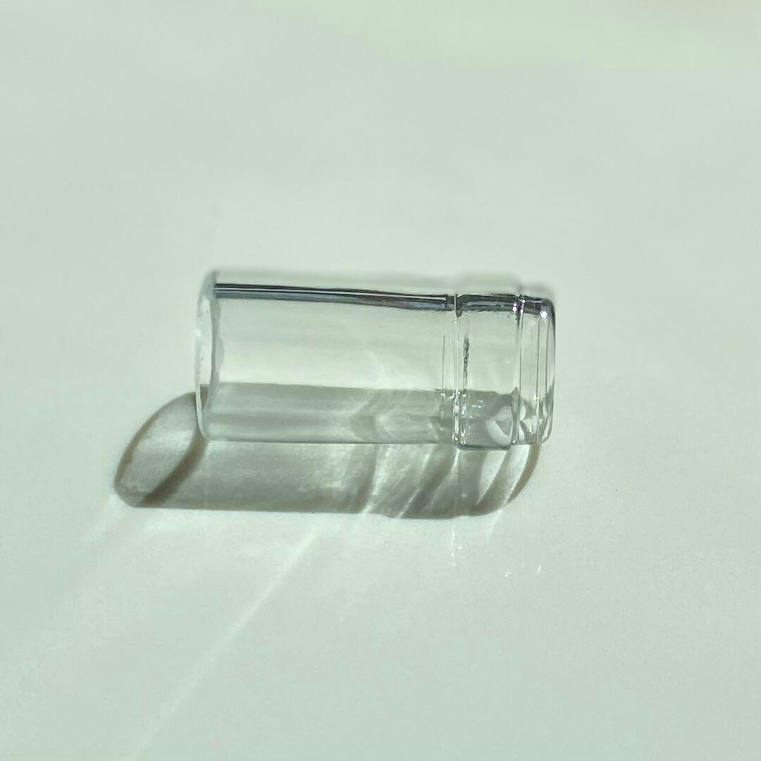 Gravel Whisper – Clear Glass Guitar Slide | Handmade Bottleneck | Heavy ...