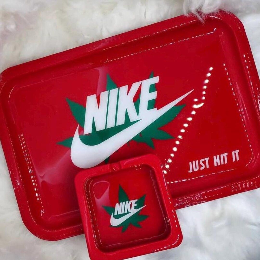 Custom Nike Rolling Tray. Ash Tray Set. Just Hit It. Smoking Tray. Bud ...