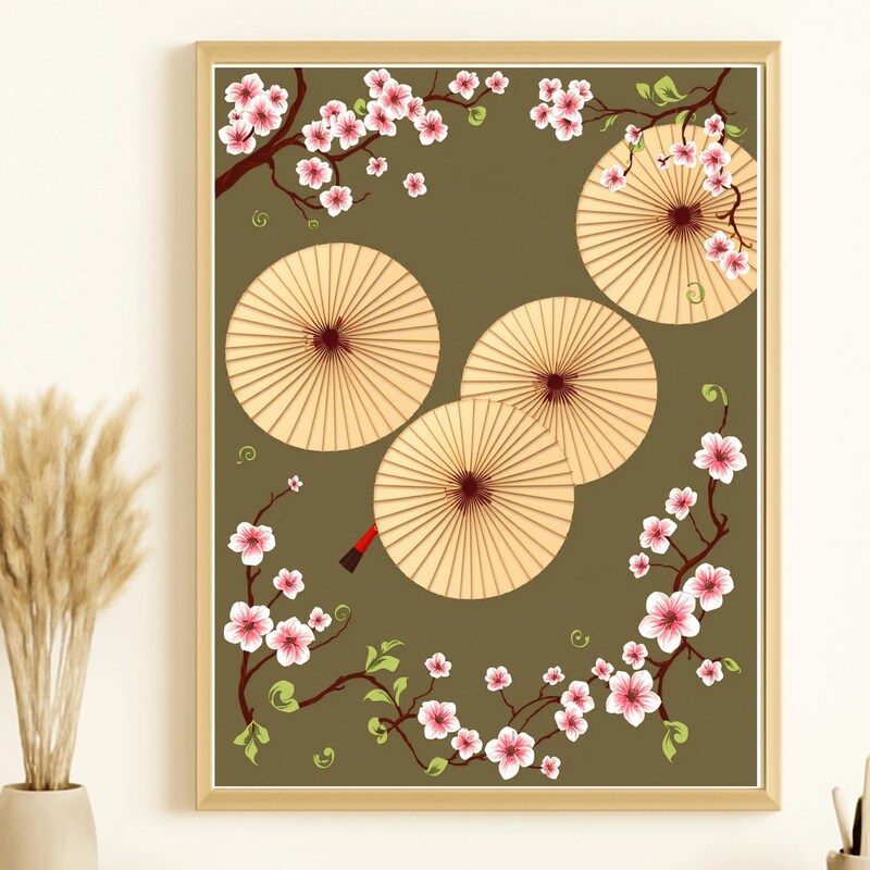 Asian Parasol - Etsy