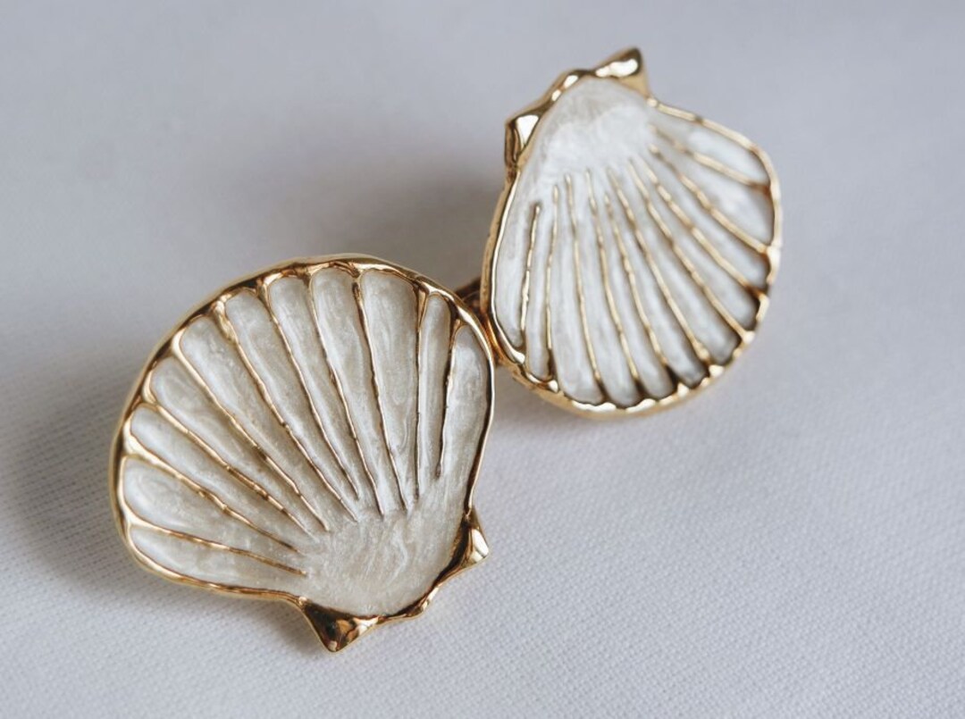 Seashell Hair Clip, Oyster Shell Hair Clip, Free Shipping, Gift for Her ...