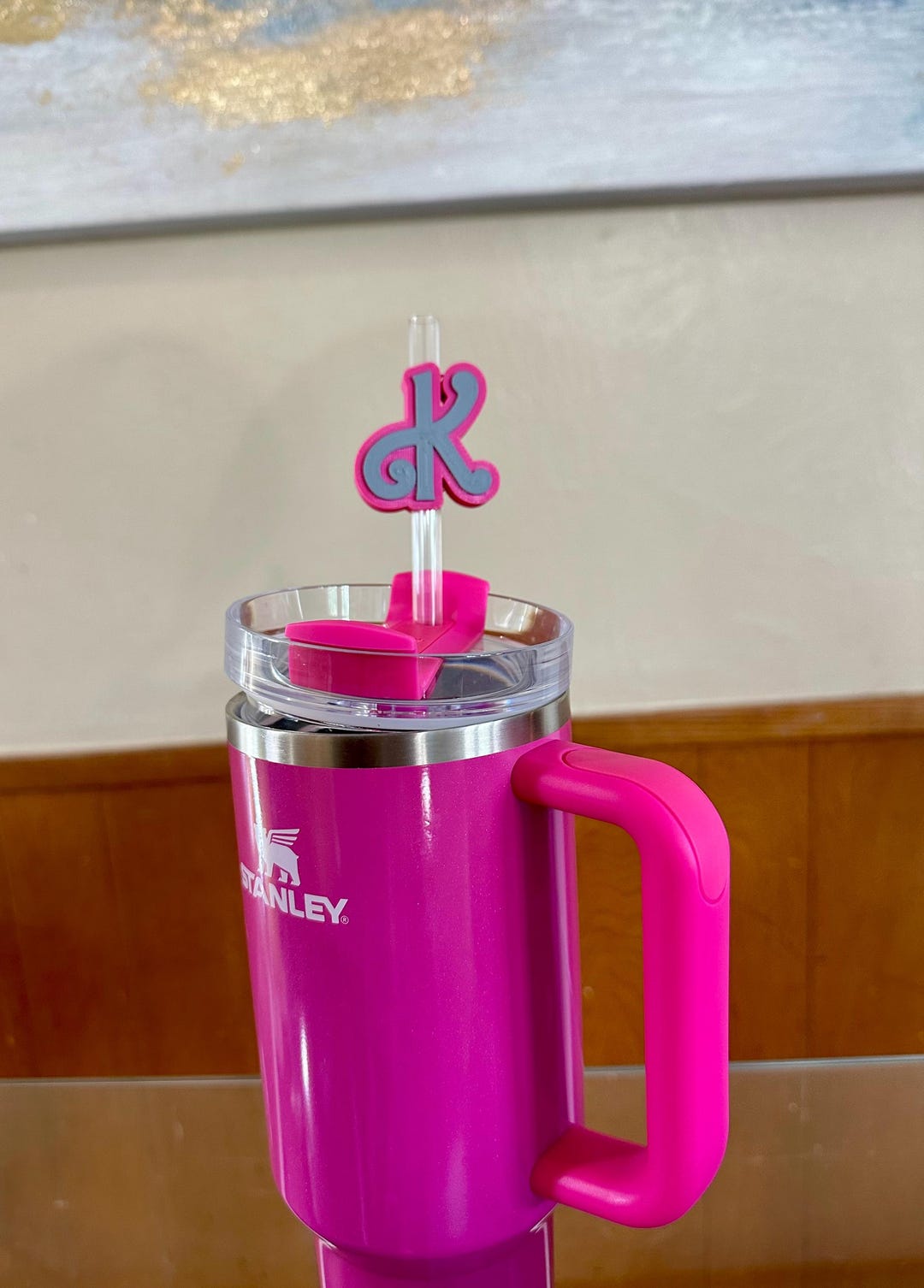 Stanley Straw Letter Charms - Etsy