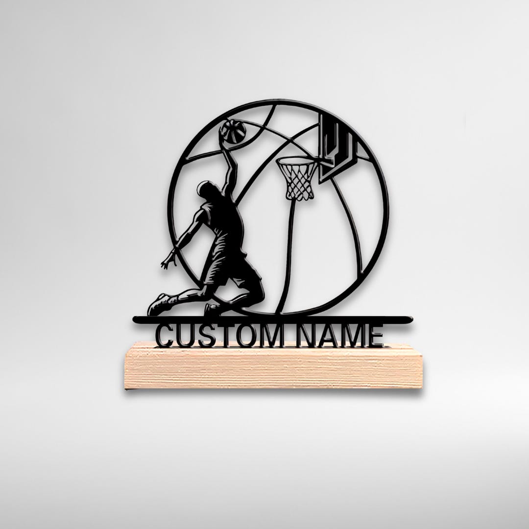 Custom Basketball Player Statue – Personalized Metal Sculpture With ...
