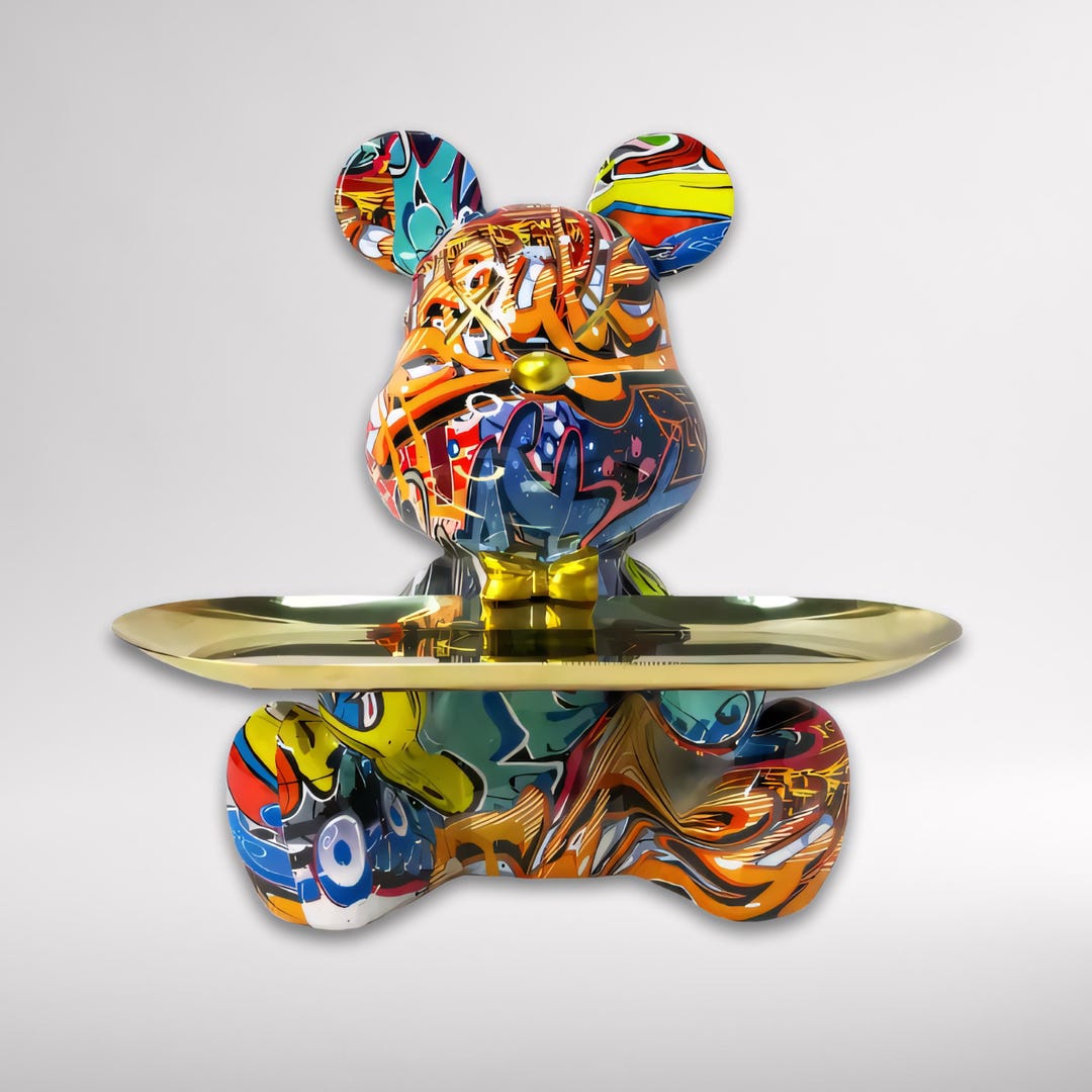 Resin Bear Storage Statue – Unique Animal Figurine With Hidden Storage ...